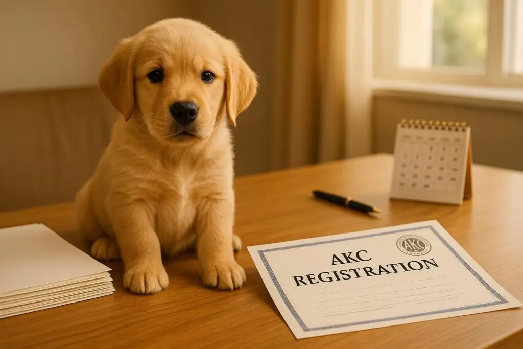 AKC Registration Timeline: What to Expect - White English Labrador Puppies!